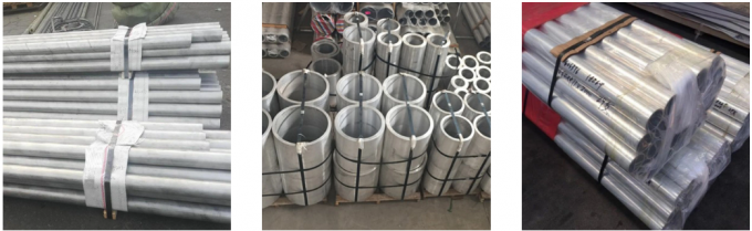 1050 O อุณหภูมิท่ออลูมิเนียม anodized รอบ ISO ใบรับรองความหนาผนัง 18 มม